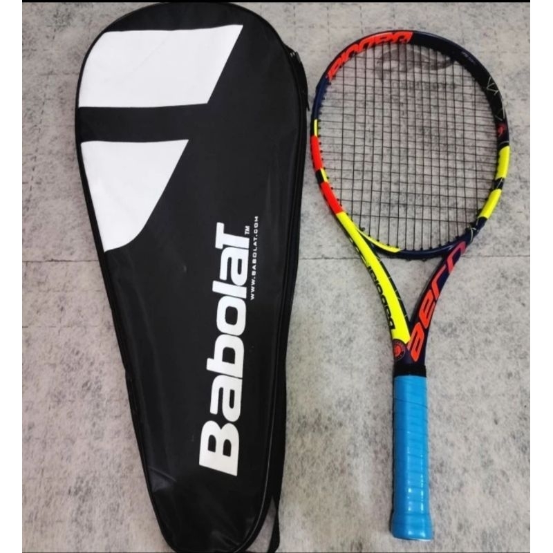 Jual Raket Tenis babolat Aero pro drive Garros premium | Shopee Indonesia