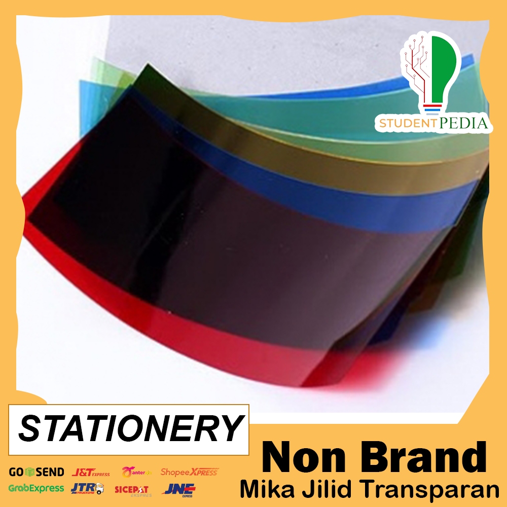 Jual Mika Jilid Transparan / Cover Mika Transparan / Mika Film Warna ...