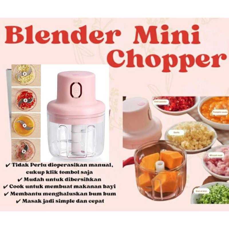 Jual CHOPPER MINI CHOPPER PORTABLE MINI CHOPPER BUMBU CHOPPER MPASI ...