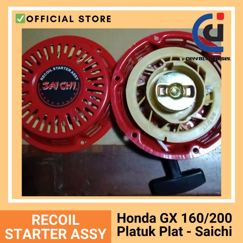 Jual Recoil Stater / Tarikan Stater Mesin Diesel Honda GX 160 / GX 200 Platuk Plat SAICHI ...