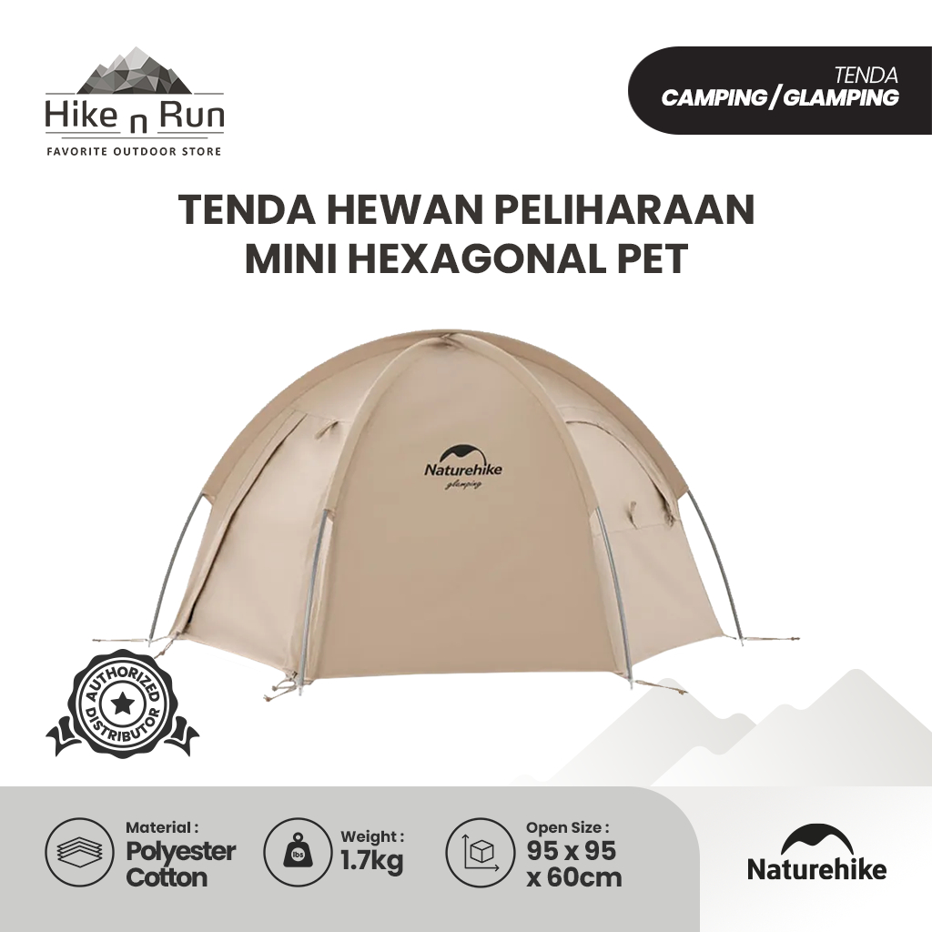 Jual Naturehike NH21ZP014 Tenda Hewan Peliharaan Mini Hexagonal Pet ...