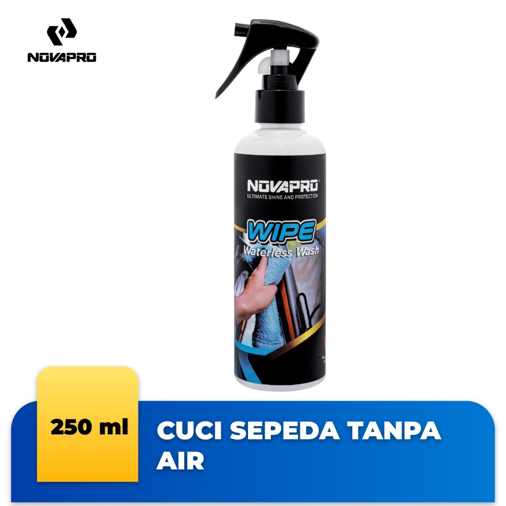 Jual NOVAPRO Cuci Sepeda Tanpa Air Wipe 250 ML | Shopee Indonesia