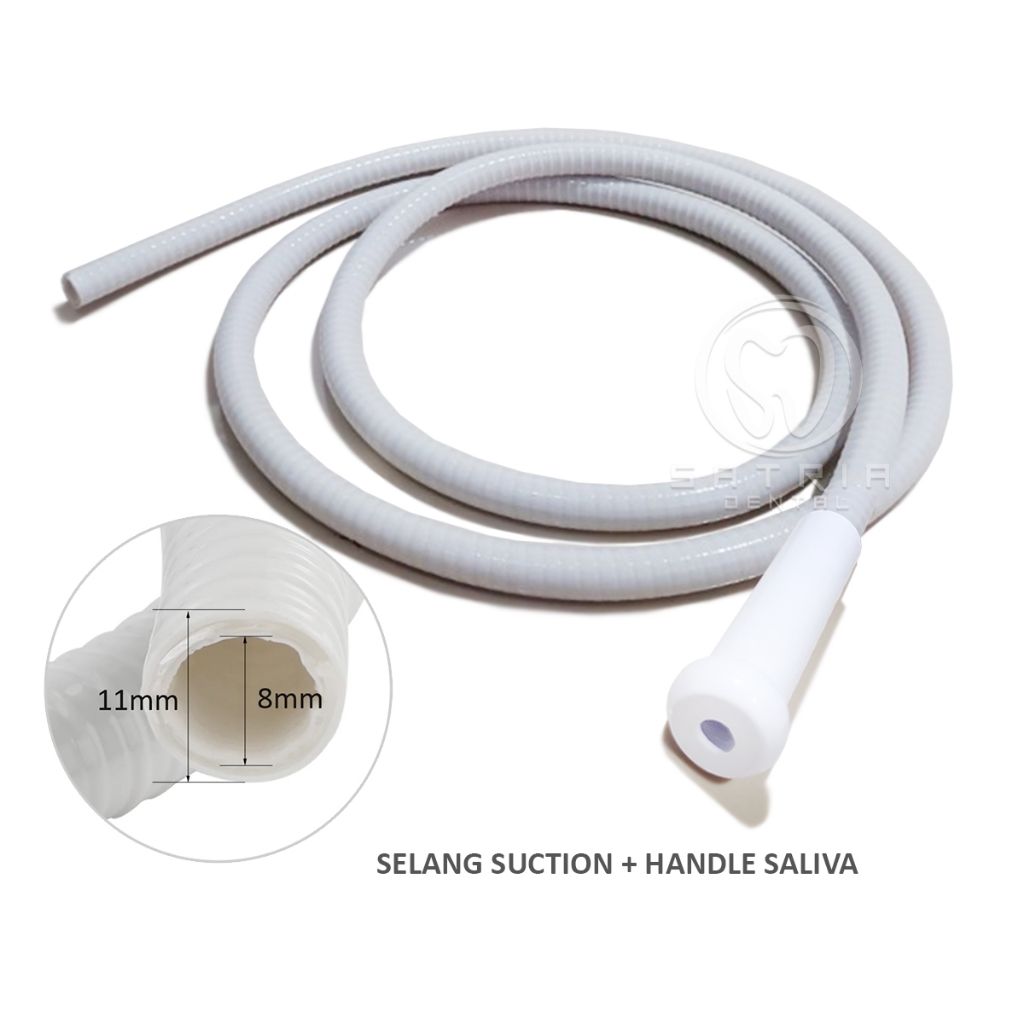 Jual Selang Suction Strong 8mm+Handle Saliva Dental Unit | Shopee Indonesia