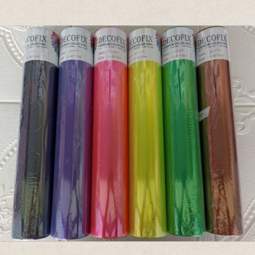 Jual Sticker Vinil Decofix Transparan/Hyabrid Premium - [Per-Roll ...
