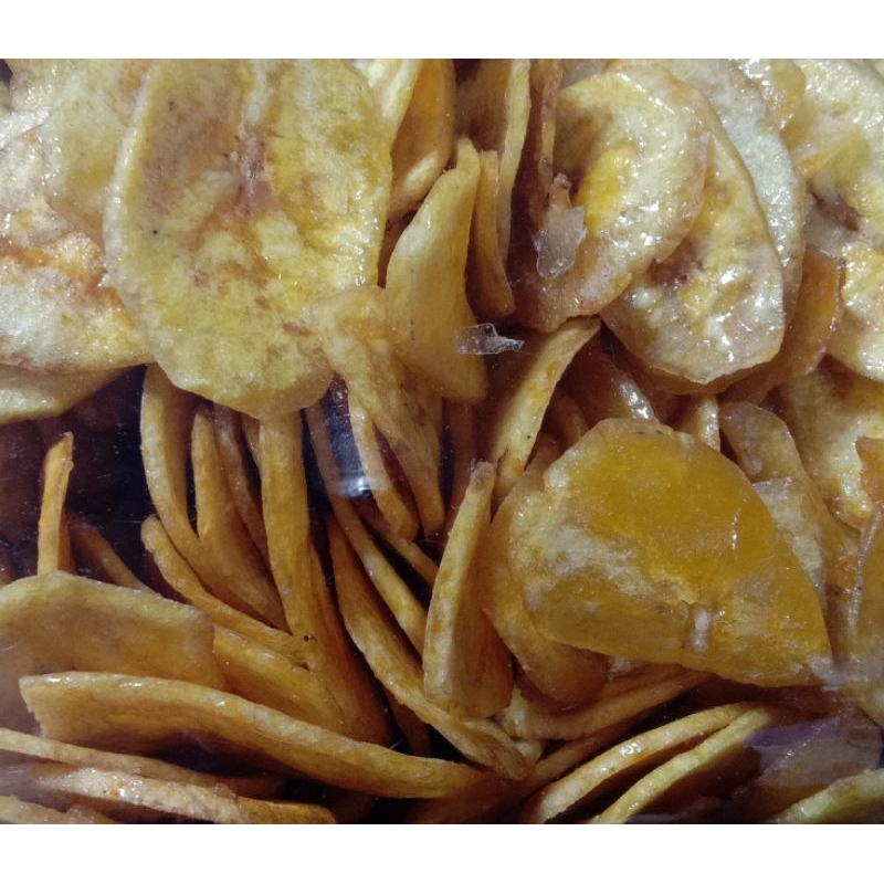 Jual ALFAROSA KERIPIK PISANG RAJA MANIS, GURIH/ASIN 500 g | Shopee ...