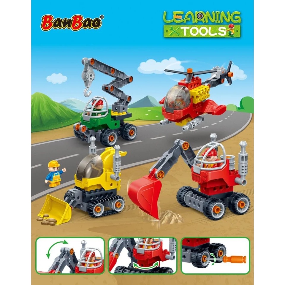 Jual BanBao Learning Tool Series DIY Building Blocks Mainan Balok Anak ...