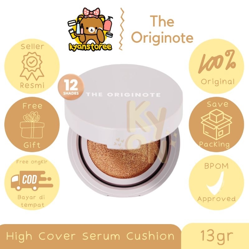 Jual THE ORIGINOTE HIGH COVER SERUM CUSHION | Shopee Indonesia