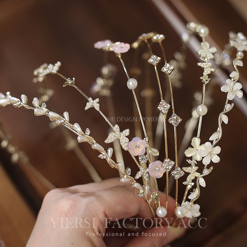 Jual Light Gold Headband / Bando Simple Mini Untuk Dewasa Pesta - BT16 ...