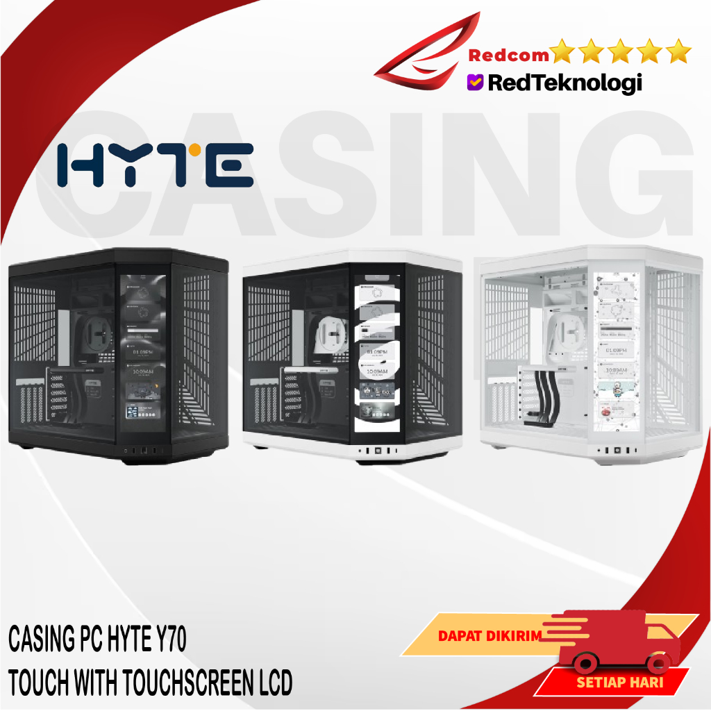 Jual CASING PC HYTE Y70 TOUCH WITH TOUCHSCREEN LCD | Shopee Indonesia