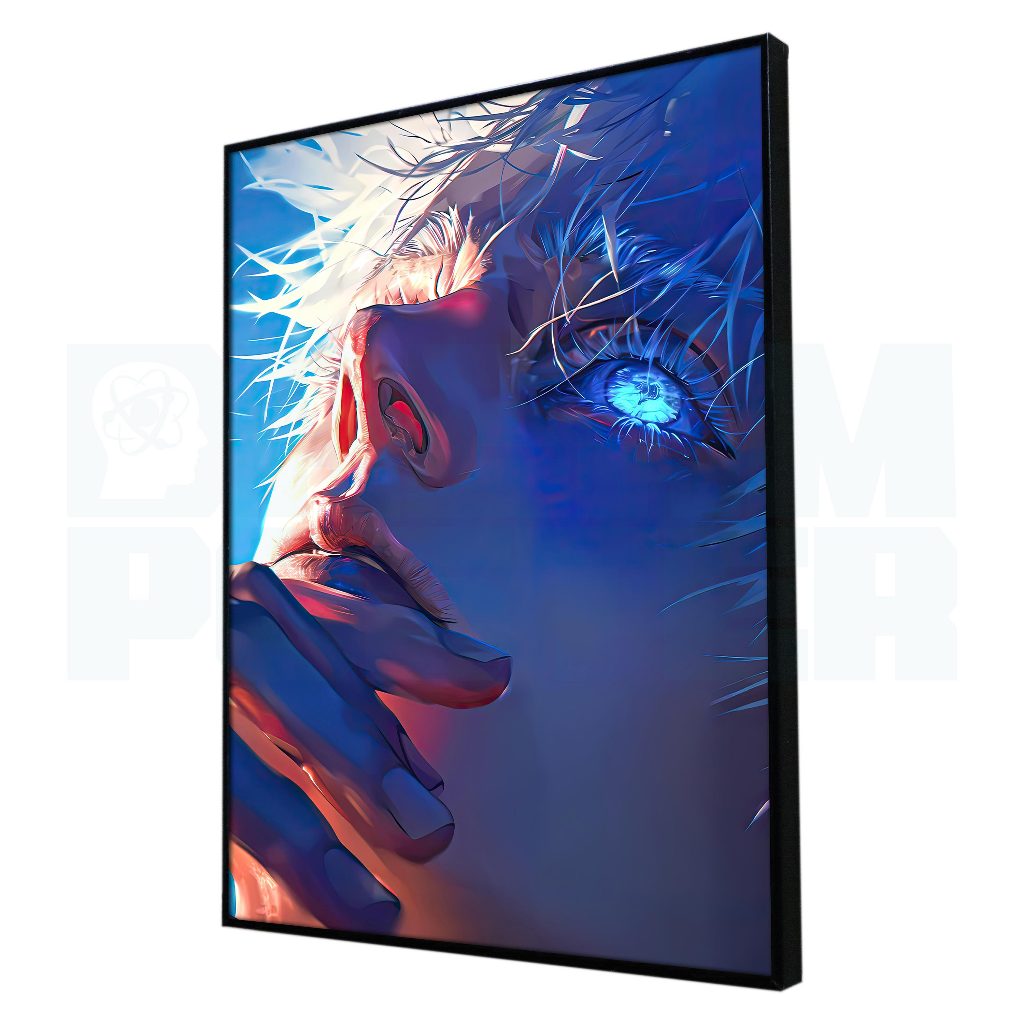 Jual [Poster + Frameblock] Poster Gojo Satoru | Ukuran A4 dan A5 ...