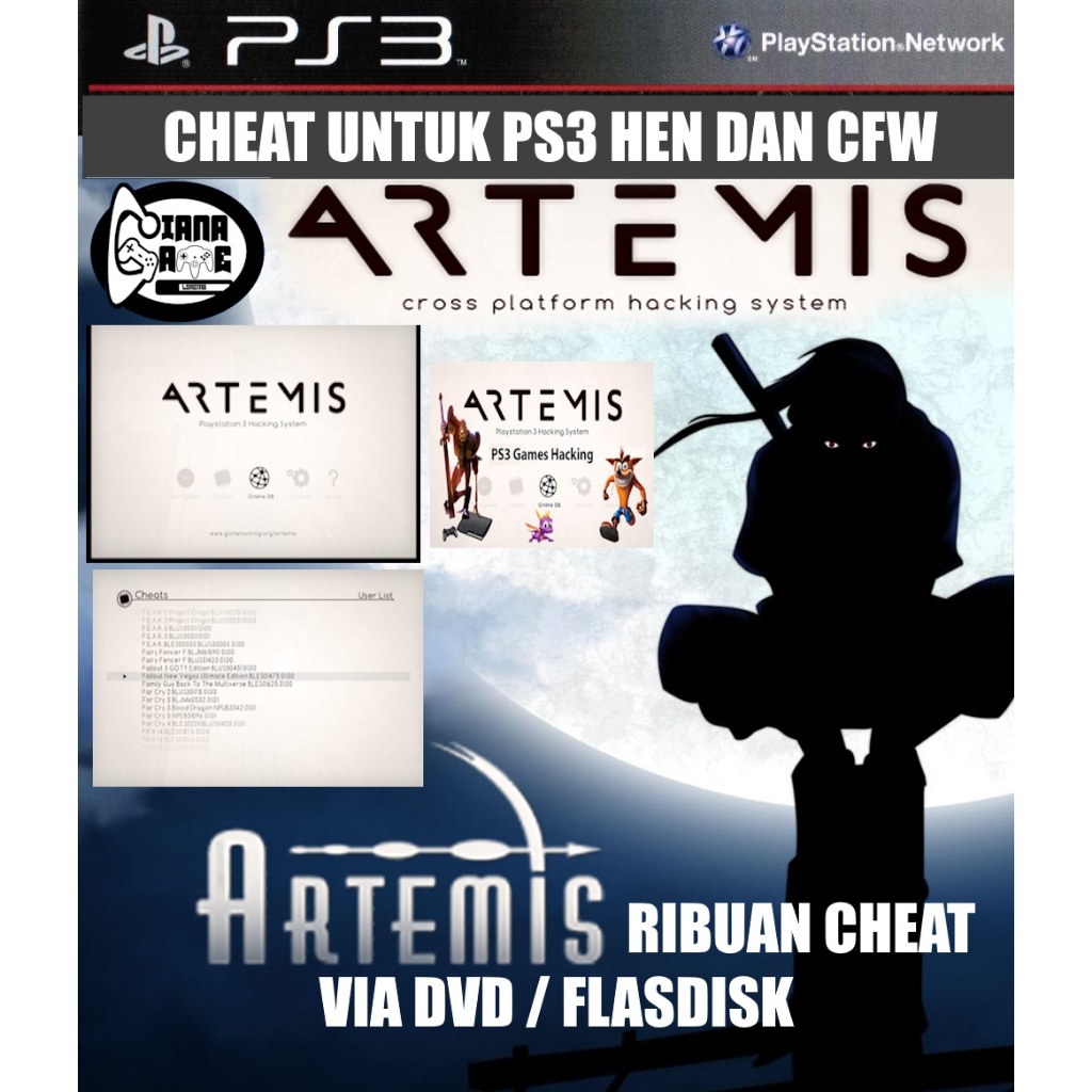 Jual Cheat artemis ps3 hen cfw | Shopee Indonesia