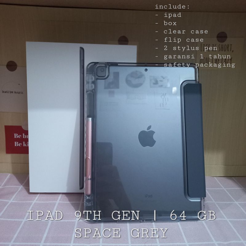 Jual APPLE IPAD 9TH GENERATION WI-FI 64GB SPACE GREY | Shopee Indonesia