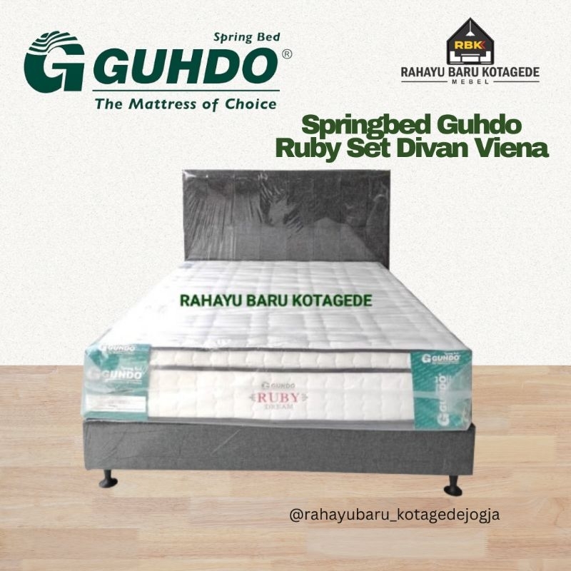 Jual Set Springbed Guhdo Ruby Dream Latex 160x200cm Full Set Divan Jogja | Shopee Indonesia