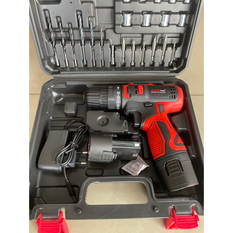 Jual bor cordless J.LD 12volt/bor baterai 12v/ bor cas J.LD 12v ...