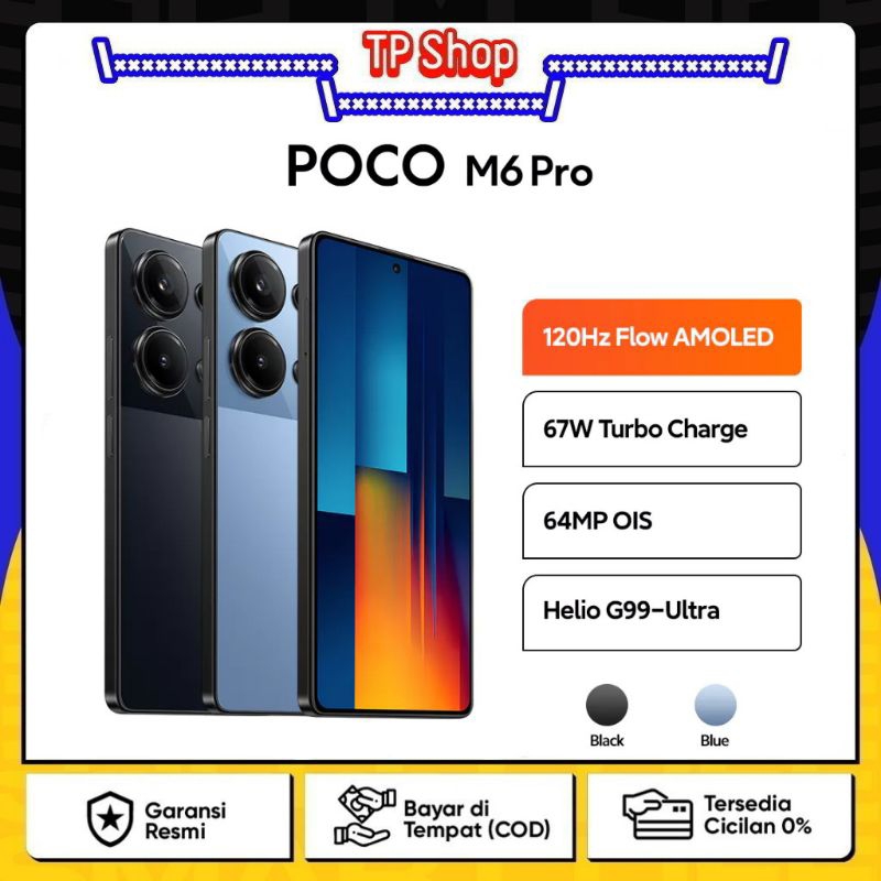 Jual XIAOMI POCO M6 PRO 8/256 GARANSI RESMI | Shopee Indonesia