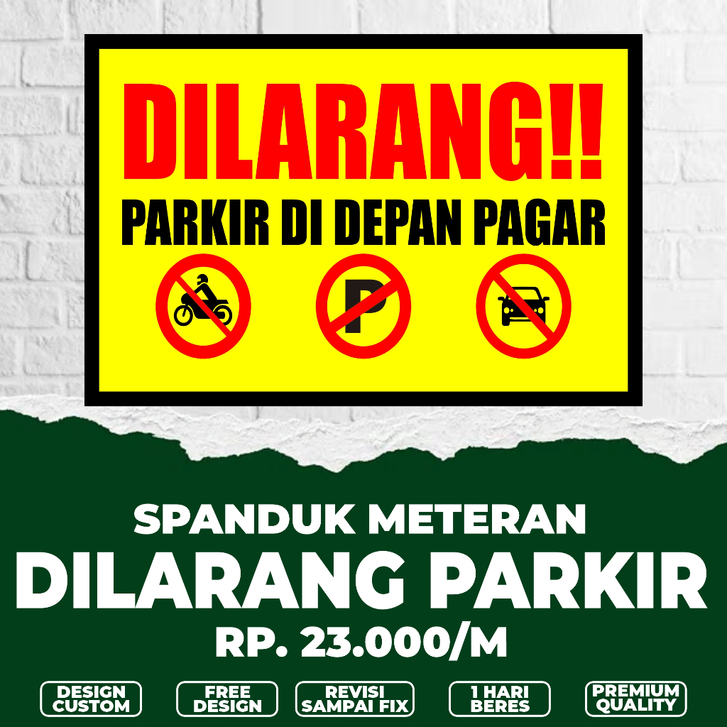 Jual Spanduk dilarang parkir / banner dilarang parkir / banner spanduk ... Jual Spanduk dilarang parkir / banner dilarang parkir / banner spanduk ...