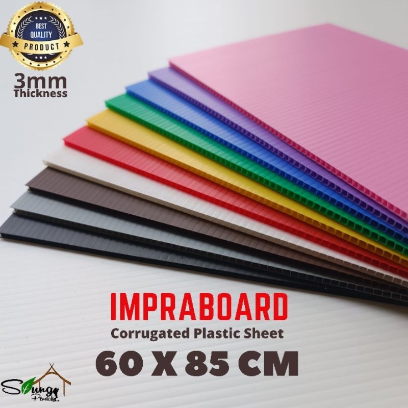 Jual Impraboard / Inpraboard / Infraboard 3mm 60 x 85 cm / 85x60 cm A1 ...