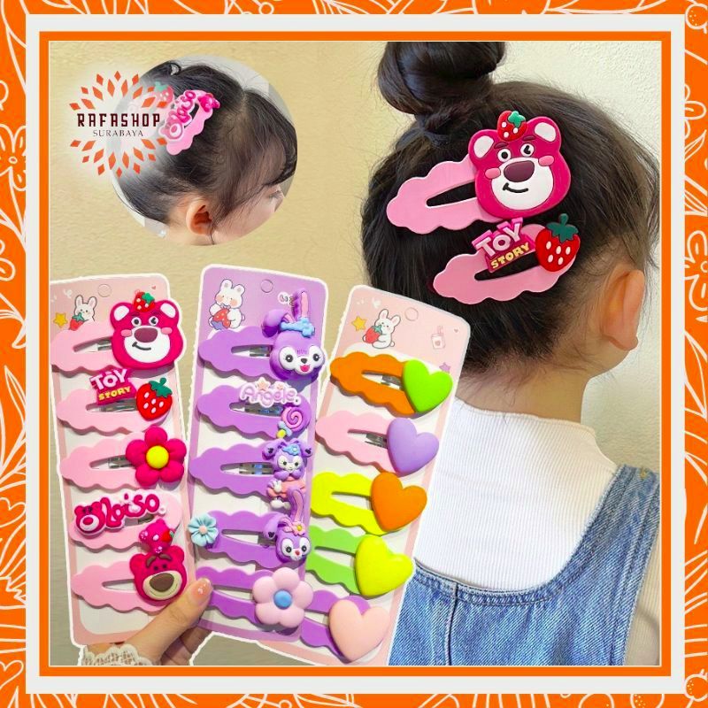 Jual ACC101 Jepit Rambut Anak Karakter Kartun Lucu Aksesoris Rambut ...