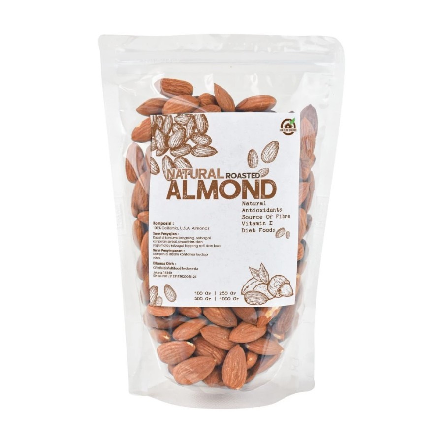 Jual Kacang Almond Panggang - Roasted Almond Premium - Cemilan Sehat ...