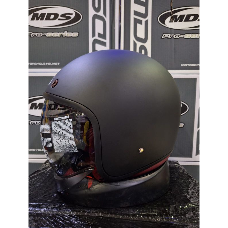 Jual HELM RETRO MDS MAGNUM KEREN SOLID SERIES SNI | Shopee Indonesia