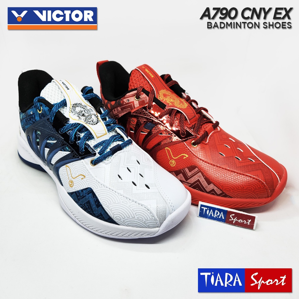 Jual Sepatu VICTOR A790 Dragon EX - Red / White - U 2.5 Badminton Shoes ...