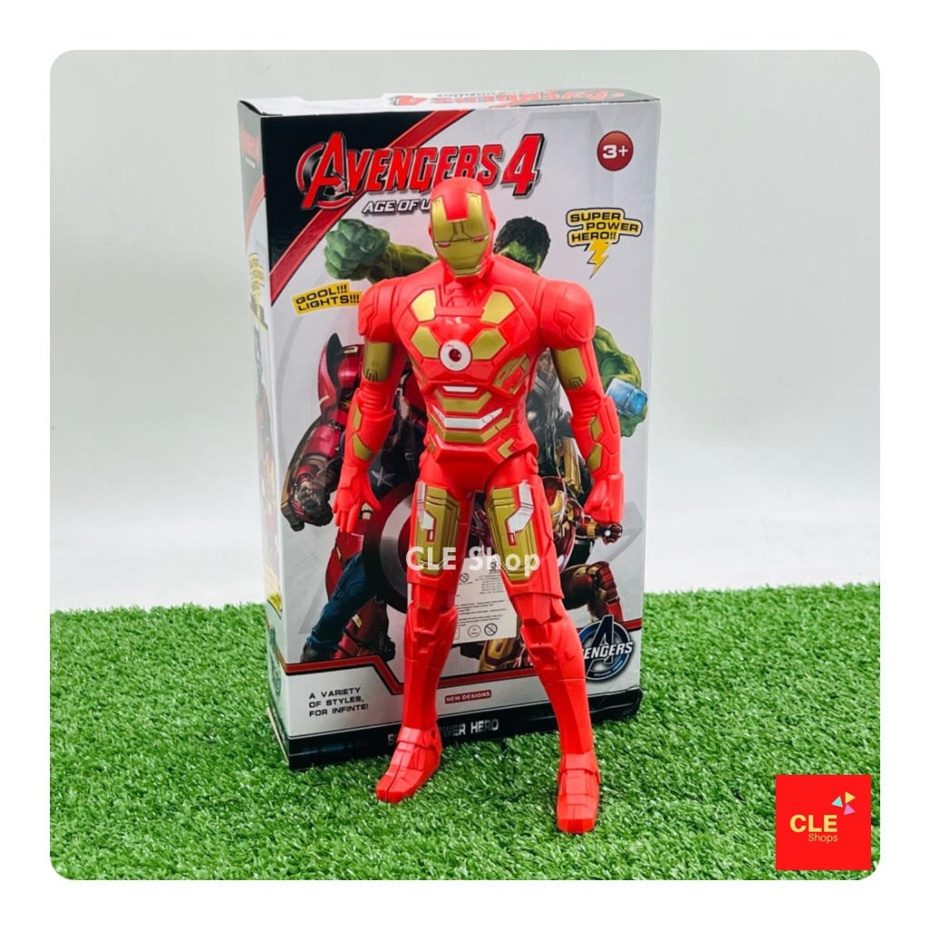 Jual MAINAN ROBOT AVENGERS HULK SPIDERMAN IRONMAN CAPTAIN THANOS THOR ...