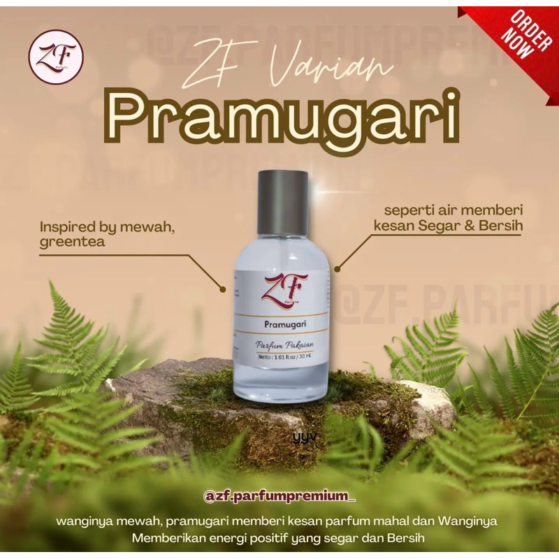 Jual ZF Parfum Wanita PRAMUGARI Eau de Parfume 30 ML Wangi Tahan ...