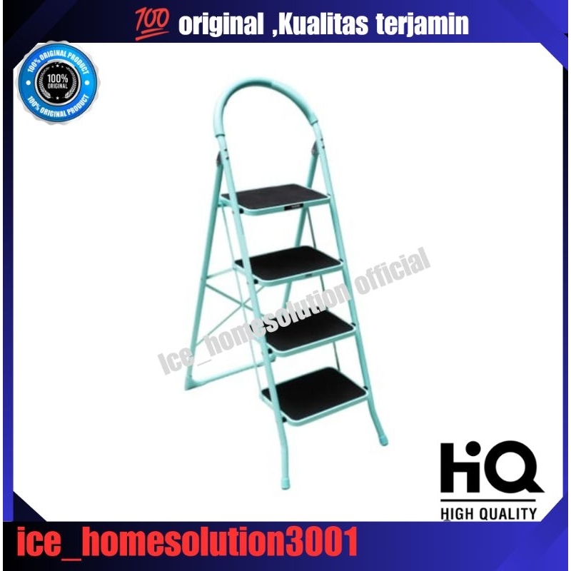 Jual Fixsteps Tangga Lipat Aluminium Stool 4 Step - Biru/tangga lipat ...