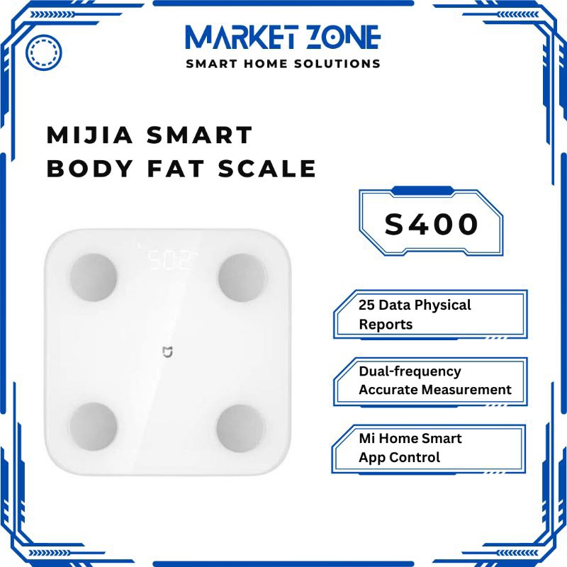 Jual Mijia Body Composition Scale S400 - Smart Body Fat Scale Timbangan ...