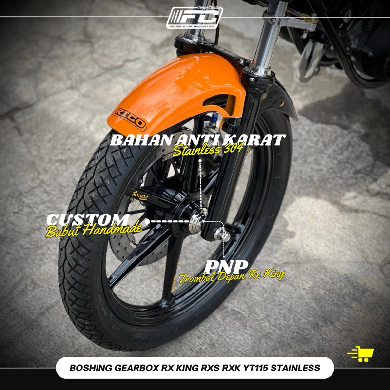 Jual BOSHING BUSHING GEARBOX RODA STAINLESS RX KING RXS RXK YT115 ...