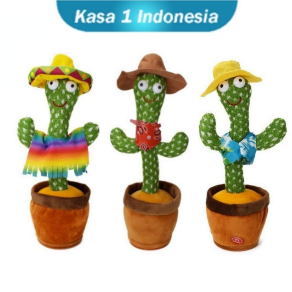 Jual Mainan Kaktus Bergoyang Jumbo Dancing Cactus Boneka Kaktus Goyang | Shopee Indonesia