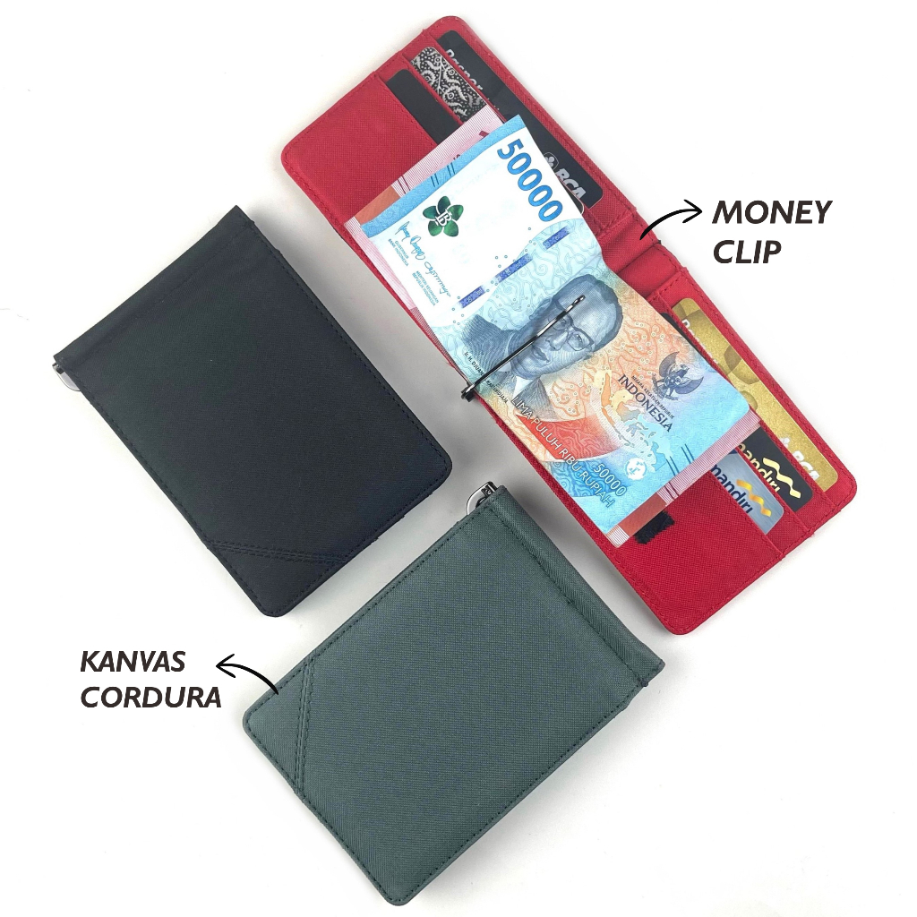 Jual Dompet lipat penjepit klip uang - Bifold money clip wallet pria ...