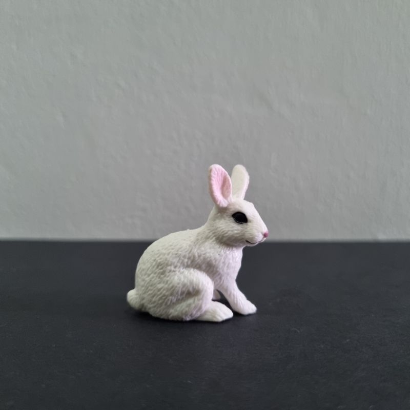 Jual Figure Hewan Kelinci Rabbit mainan miniatur diorama detail PVC 3 ...