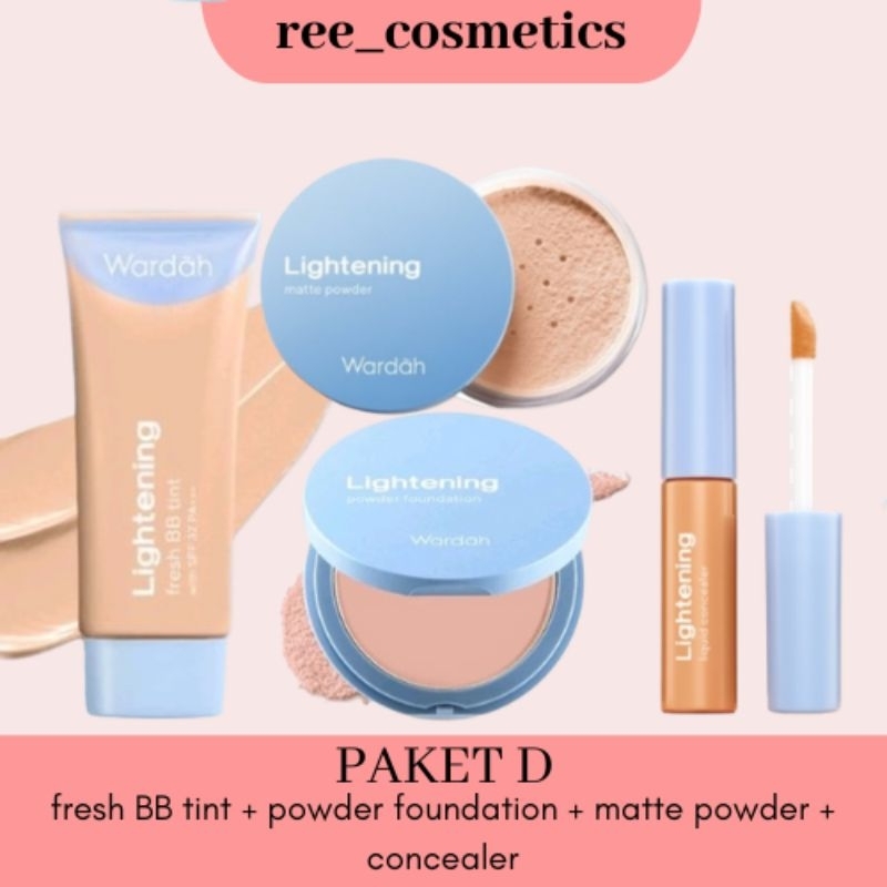 Jual Wardah Lightening Paket Make Up Lengkap 1 Set | Make Up Wardah ...