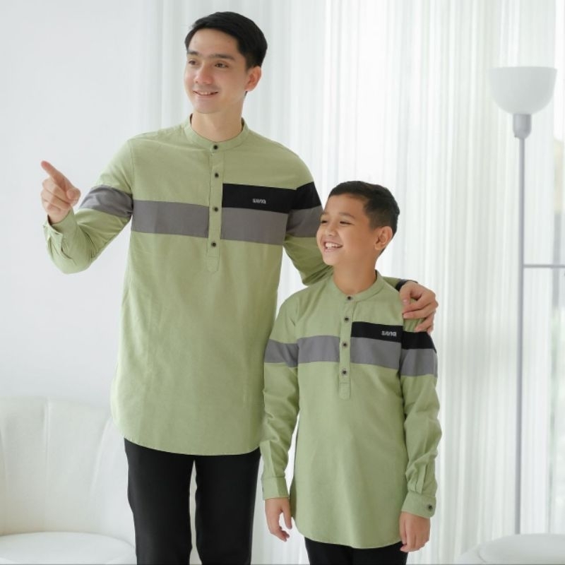 Jual Kurta Pakistan Couple Ayah Dan Anak Laki Laki Sage Green Original ...
