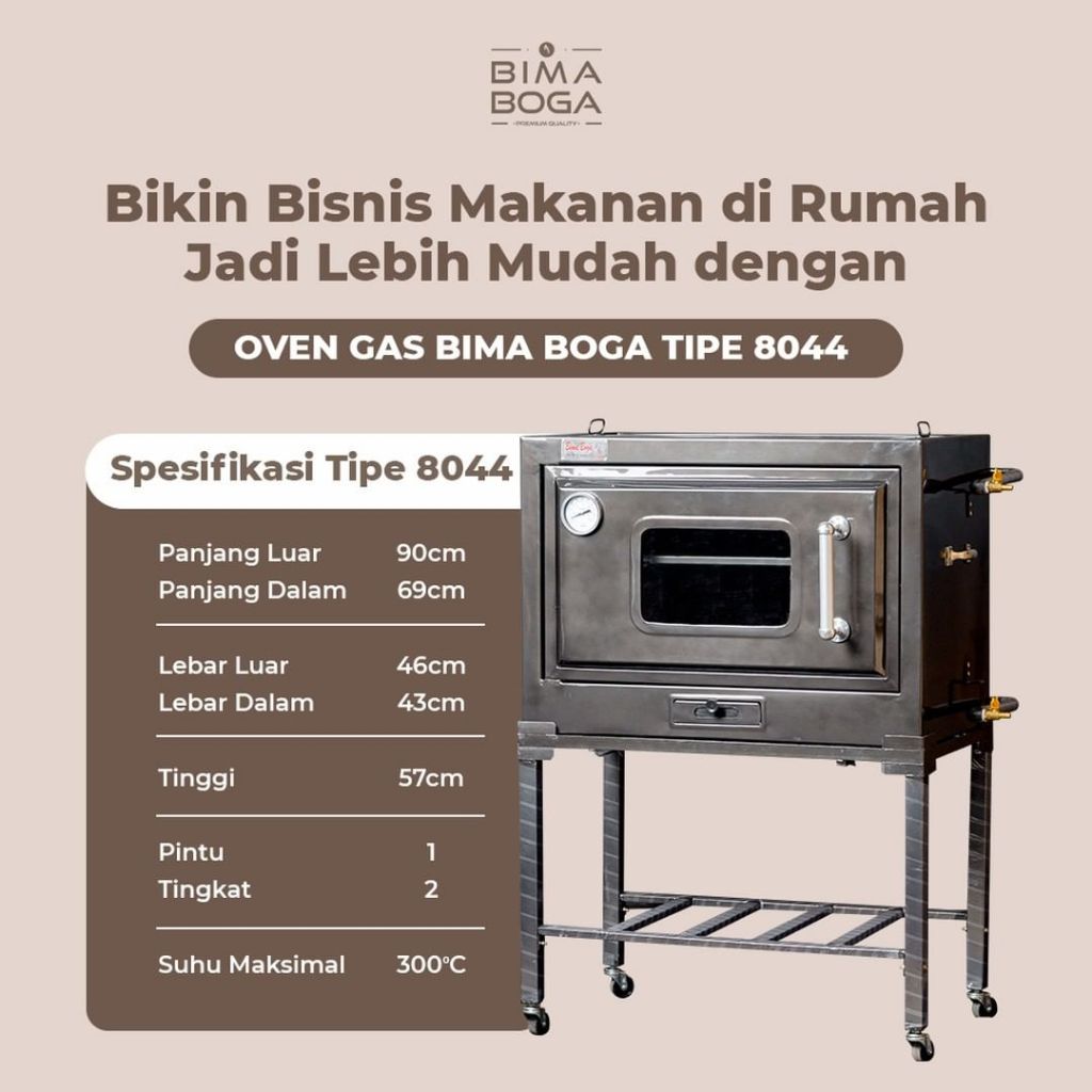 Jual Paket BIMA BOGA Oven Gas Type 8044 | Shopee Indonesia