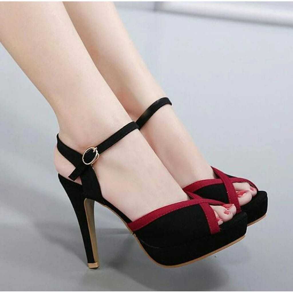 Jual Heels wanita vania terbaru tinggi 9cm ukuran 36/40 | Shopee Indonesia