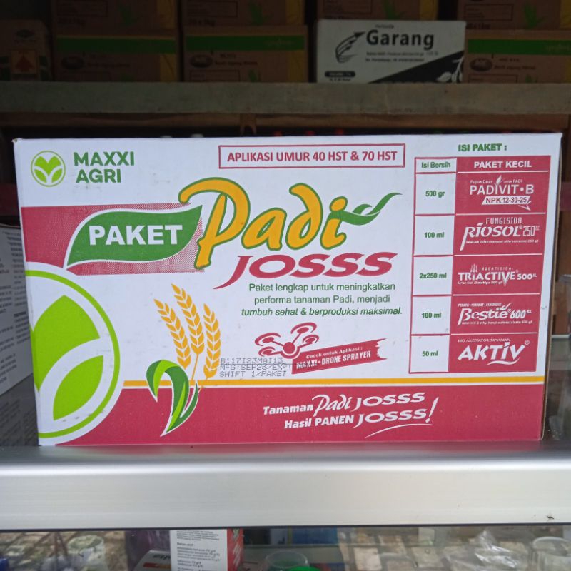 Jual Paket Padi Joss Merah Fase Generatif Pestisida lengkap tanaman ...