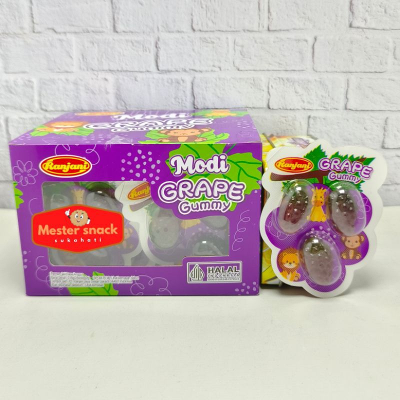 Jual Permen Modi Anggur 3D Fruit Salad | Permen Jeli Anggur | Shopee ...