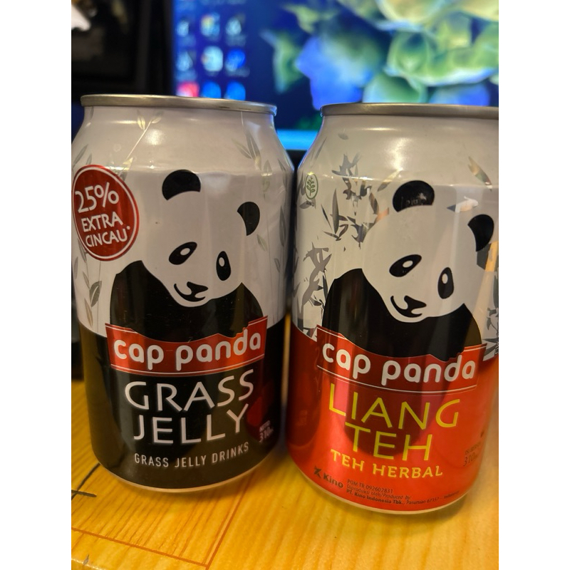 Jual Minuman cap panda cincau / liang teh 310ml | Shopee Indonesia