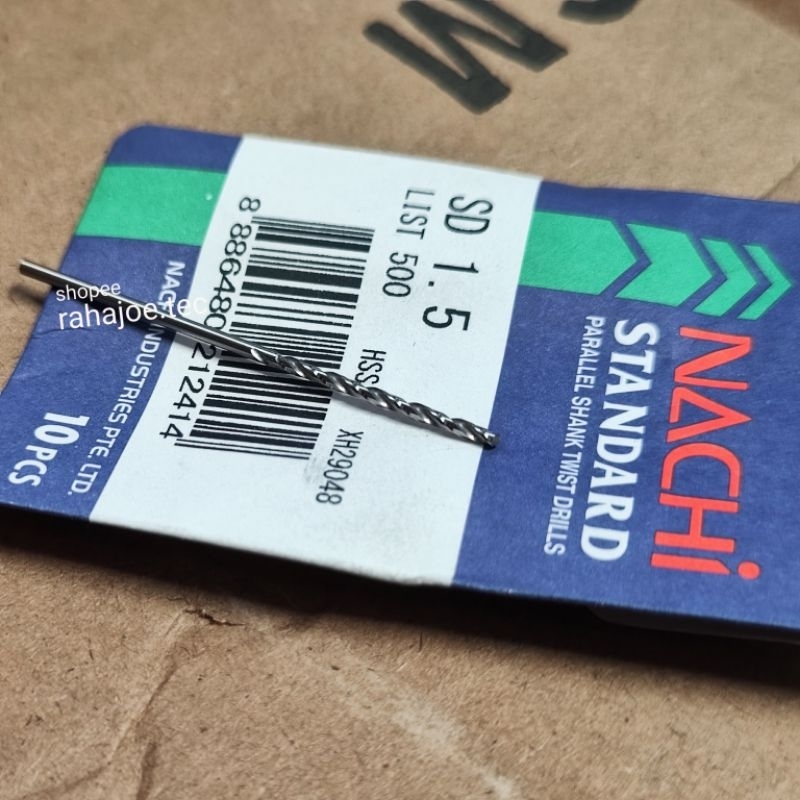 Jual Mata Bor Besi 1,5mm Nachi HSS 1,5 mm per pcs | Shopee Indonesia