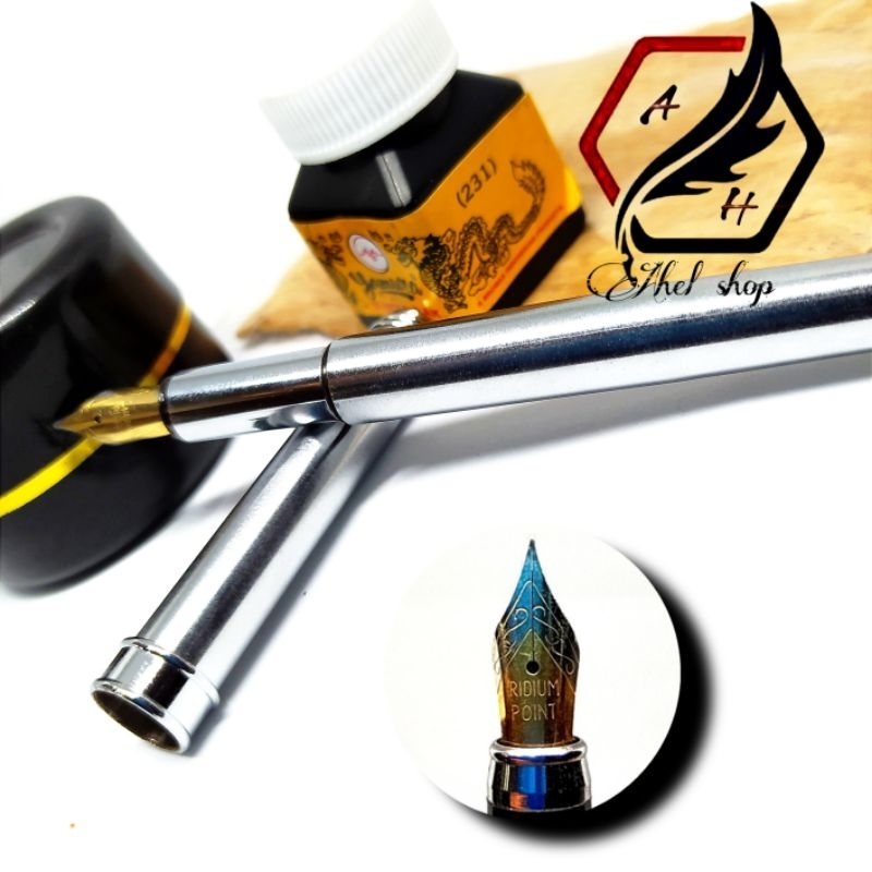 Jual Fountain pen Nib Set Box Kalam Pena Tinta isi Celup asahan makna ...