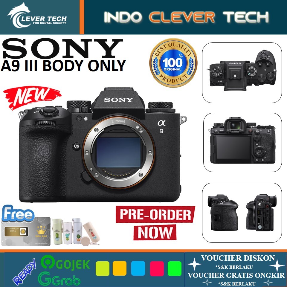 Jual Sony Alpha A9III Sony A9 III Mirrorless Camera Body Only | Shopee Indonesia