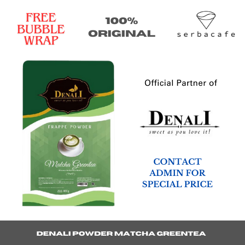Jual Denali Powder Matcha Green Tea (800 gr) | Shopee Indonesia