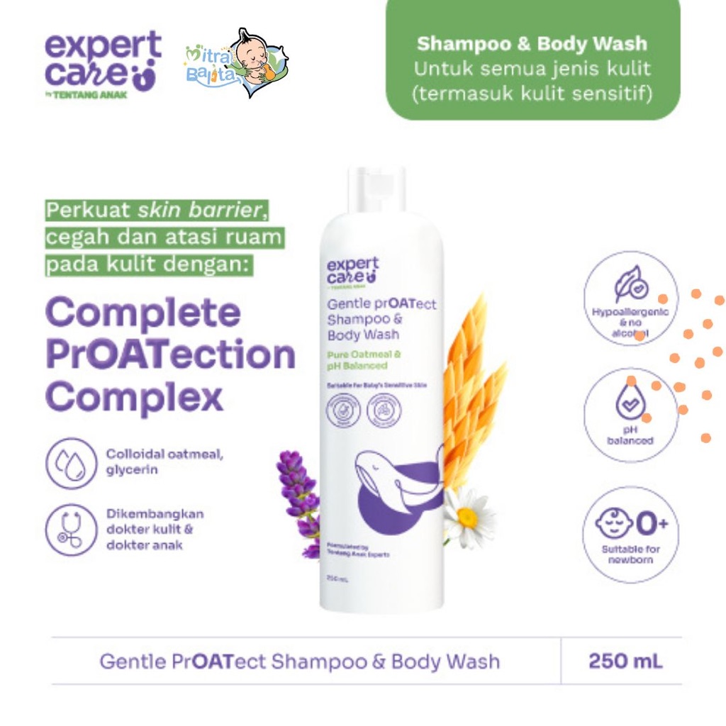 Jual Expert Care - Gentle prOATect Shampoo and Body Wash 250 ml | Shopee Indonesia