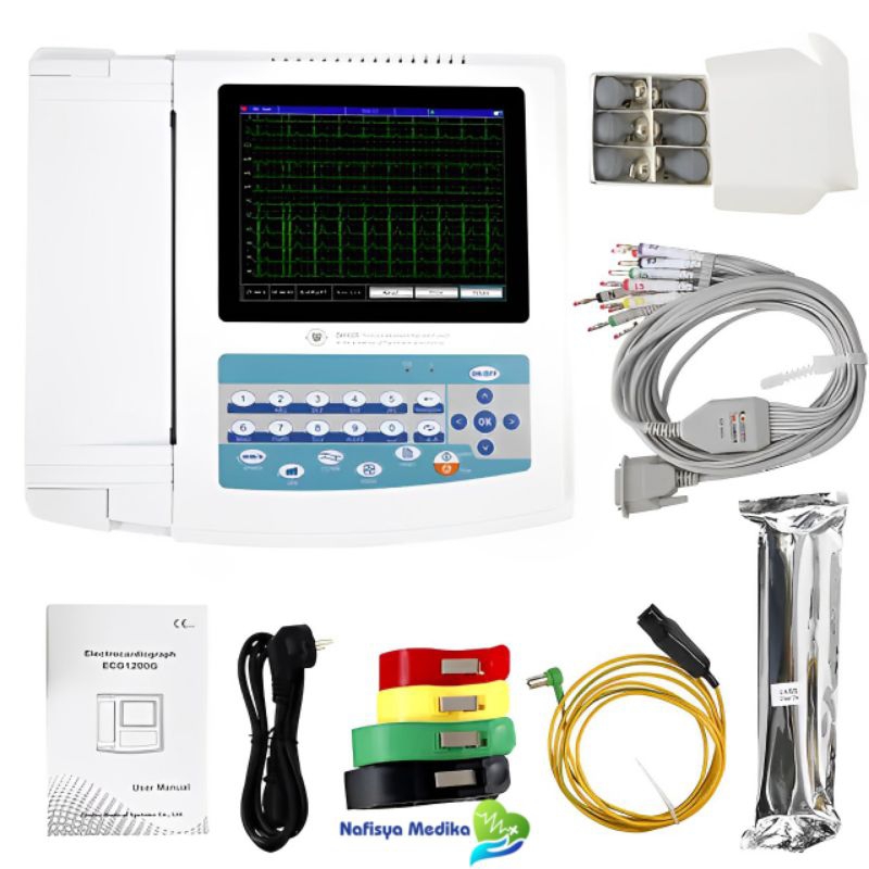 Jual ECG 12 CHANNEL / ELCTROCARDIOFRAPH CONTEC-1200G / EKG 12 CHANNEL ...