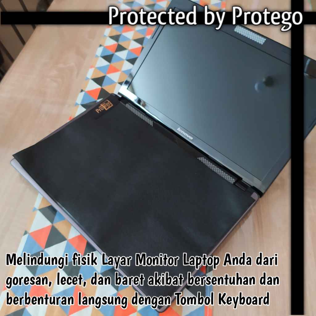 Jual PROTEGO Kain Keyboard Laptop Cover Pembatas Layar Monitor Separator Anti Gores dan Debu ...