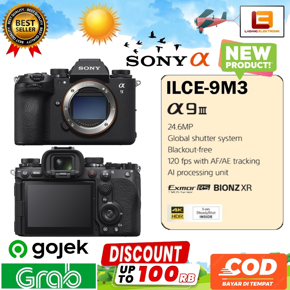 Jual Sony A9III Body Only Mirrorless Camera Alpha A9 III A9 Mark 3 | Shopee Indonesia