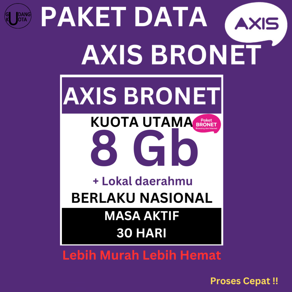 Jual KUOTA AXIS BRONET HARIAN NASIONAL PROMO TERBARU 2024 | Shopee ...