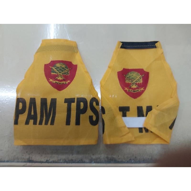 Jual Ban Lengan PAM TPS Kuning Logo Linmas Hansip Standar dan Jatah ...